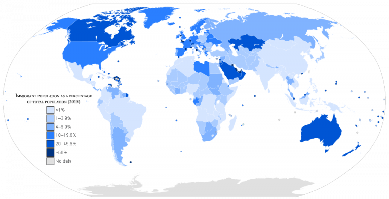 Immigrants Mapped - Vivid Maps