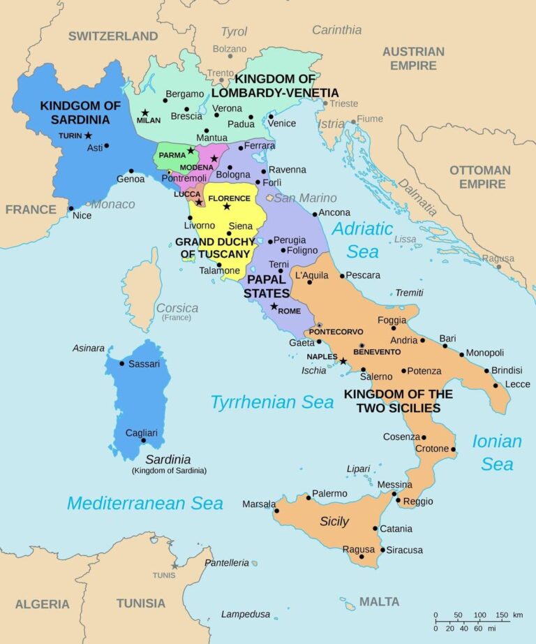 How a Divided Peninsula Became Italy in Just 11 Years - Vivid Maps