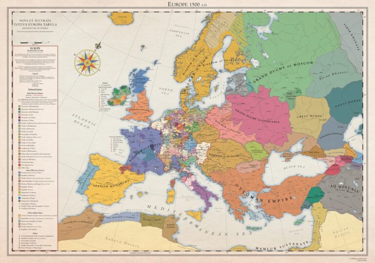 What Did Europe's Map Look Like in the 1500s? - Vivid Maps