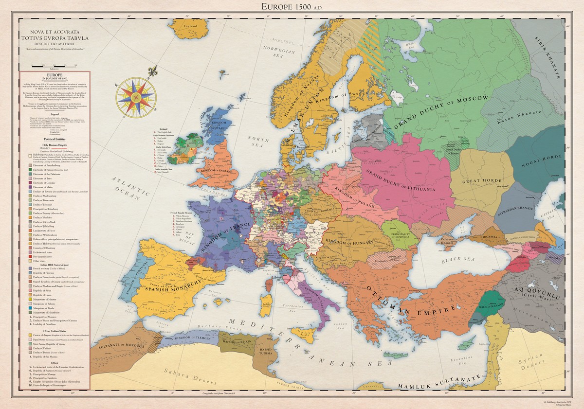 What Did Europe's Map Look Like in the 1500s? - Vivid Maps