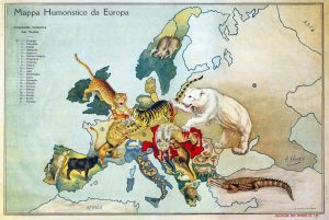 Atlas of satirical maps of Europe - Vivid Maps
