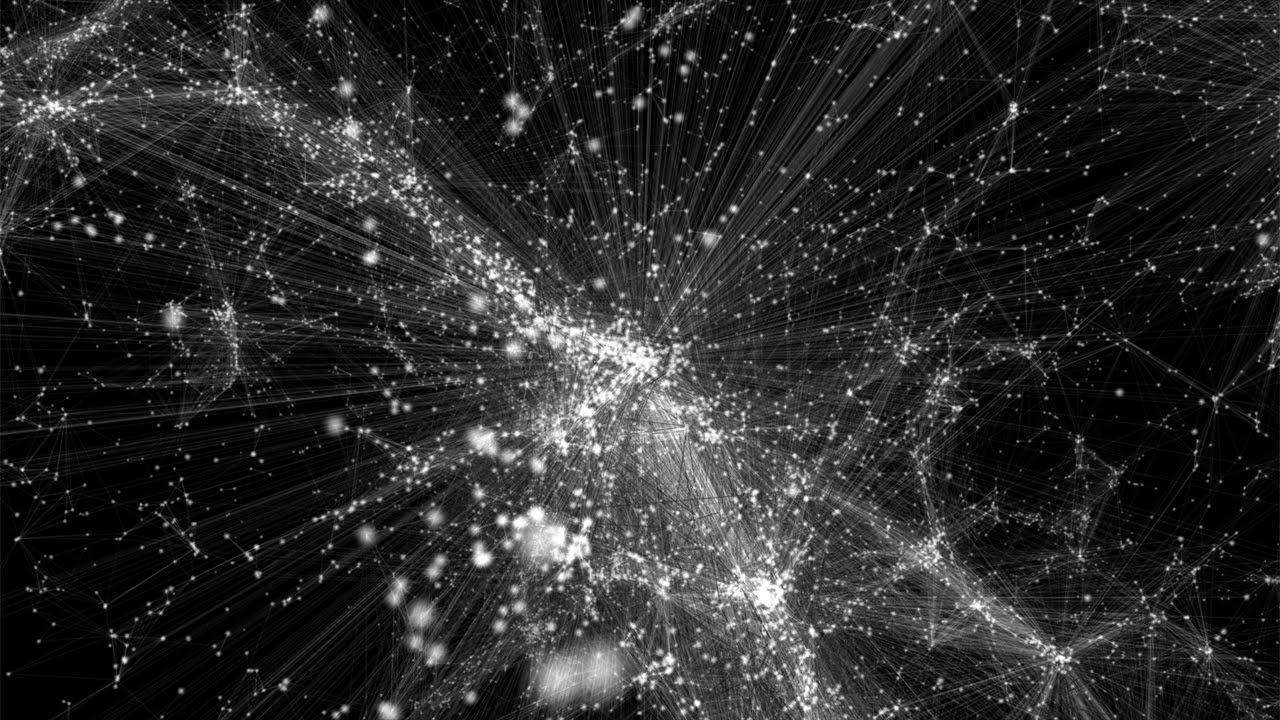 Cosmic Web Visualization - Vivid Maps