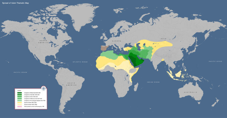 Mapping the Spread of Islam Across the World: A Historical Journey ...