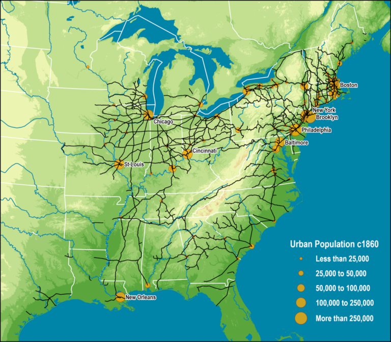 Railroads In the U.S. - Vivid Maps