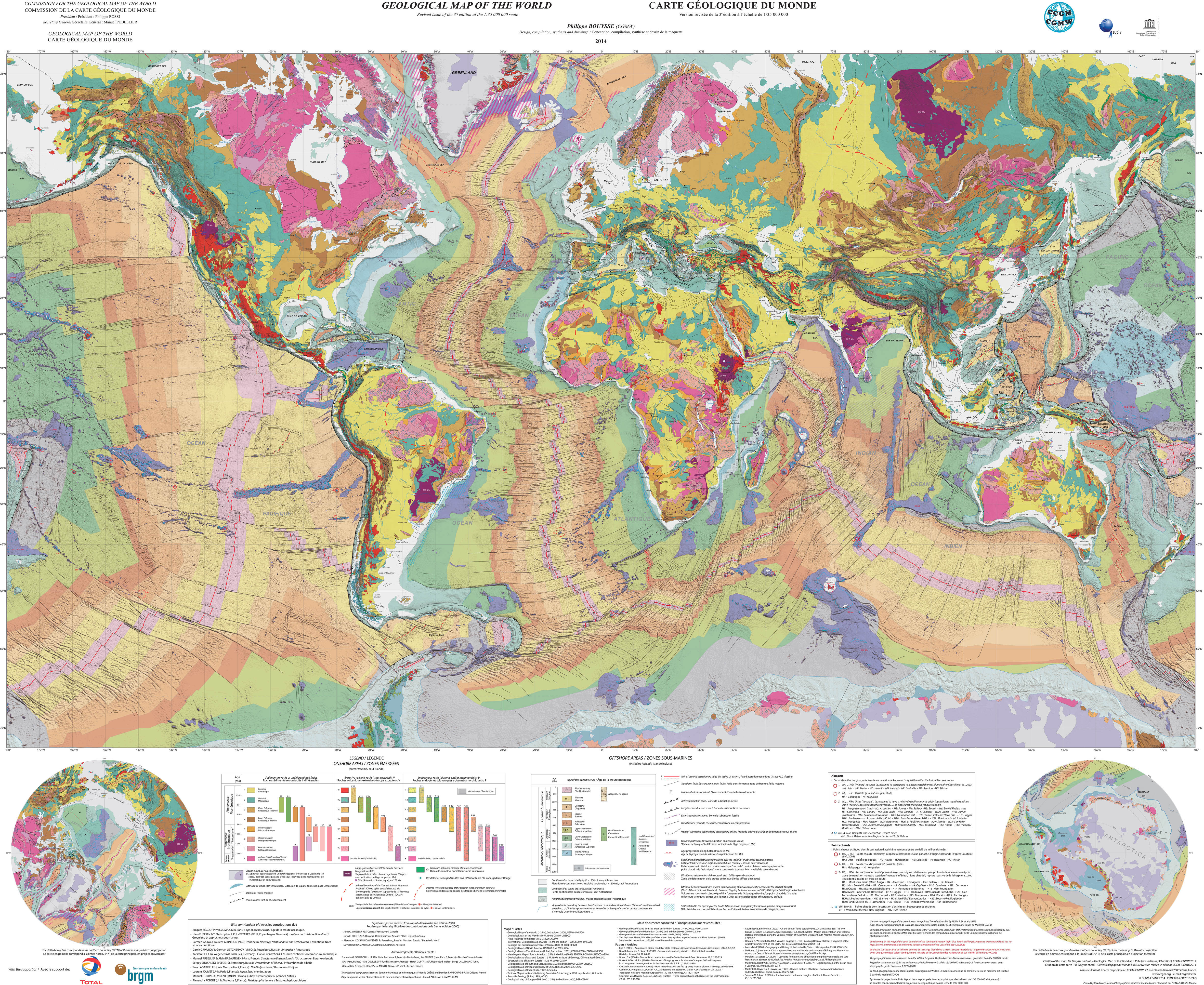 Three Global Geological Maps That Show 4 Billion Years of Earth's ...