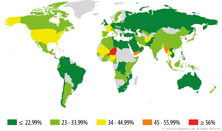 Geography of unsecured Wi-Fi Access points - Vivid Maps