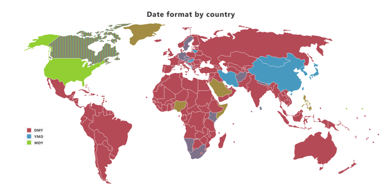 Date formats - Vivid Maps