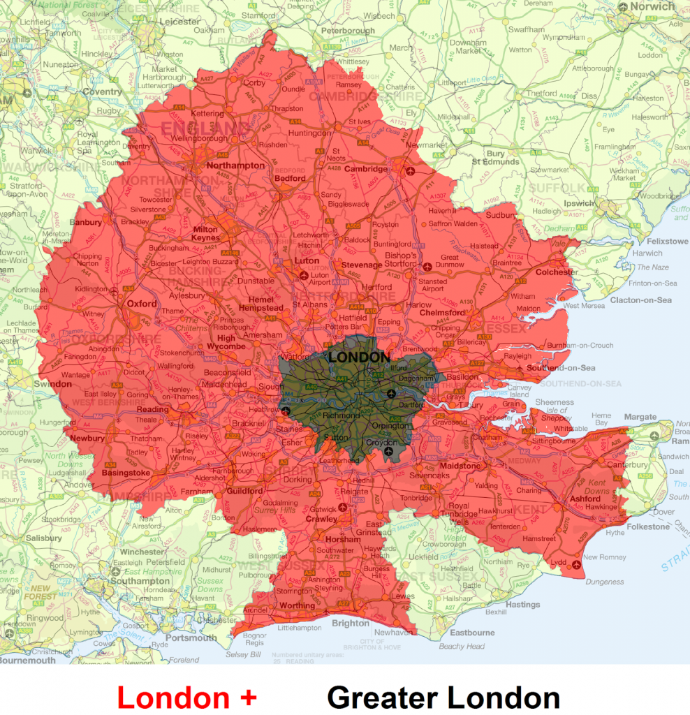 Another way of looking at London - Vivid Maps