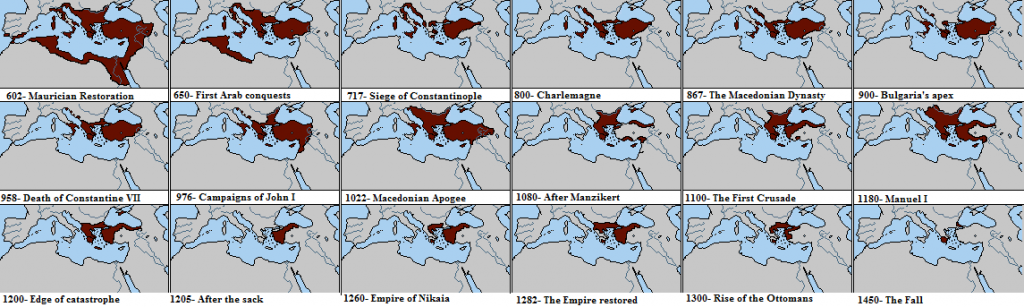 Languages of the Byzantine Empire (580 AD) - Vivid Maps