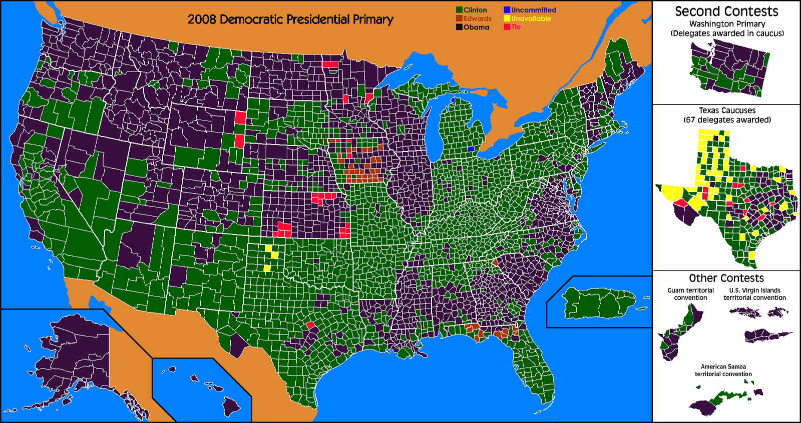 The America That Never Wanted Hillary To Be President - Vivid Maps