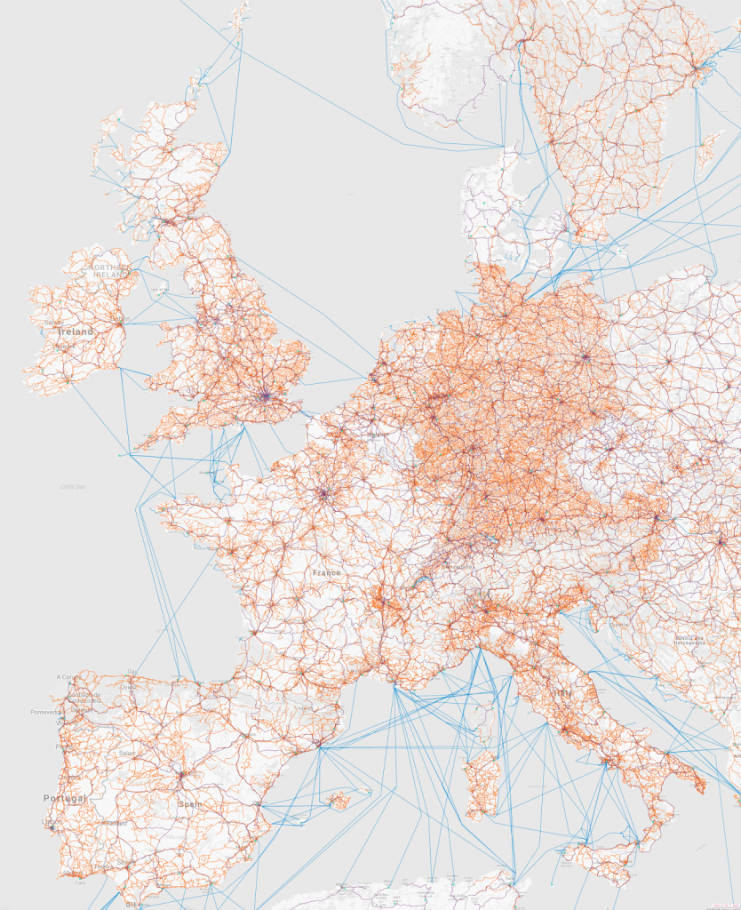Passenger transport in Europe - Vivid Maps