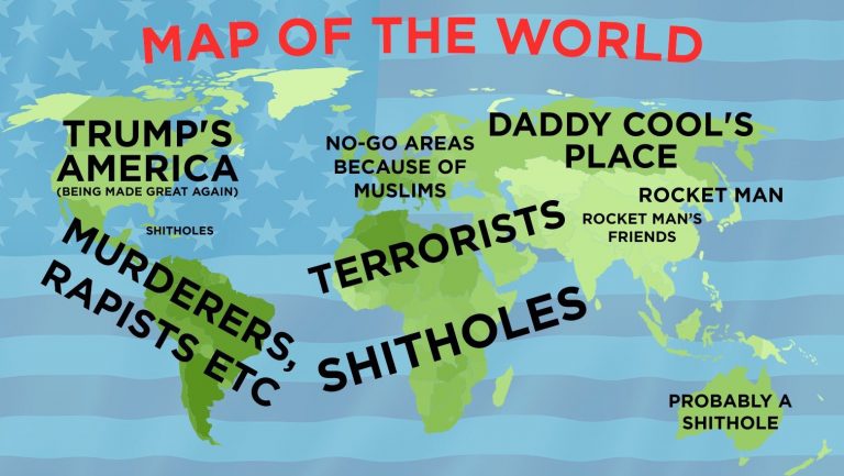 How Donald Trump Sees the World: A Decade of Satirical Cartography ...