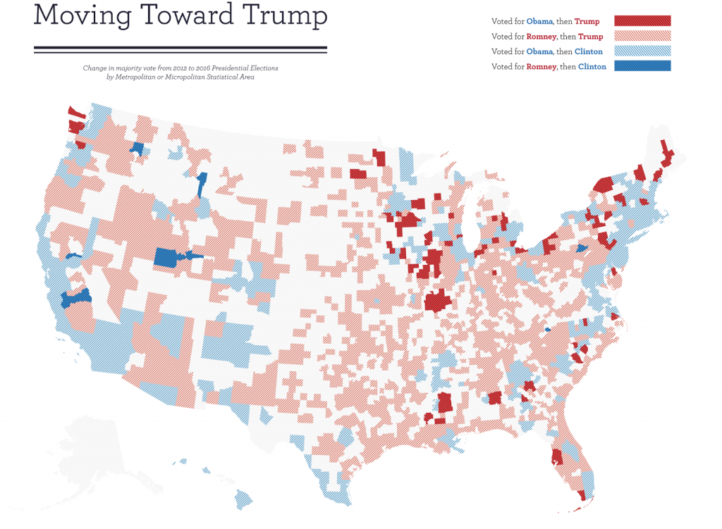 Moving toward Trump - Vivid Maps