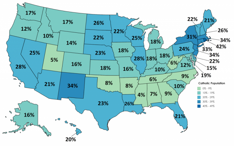 Southern Baptists in the United States - Vivid Maps