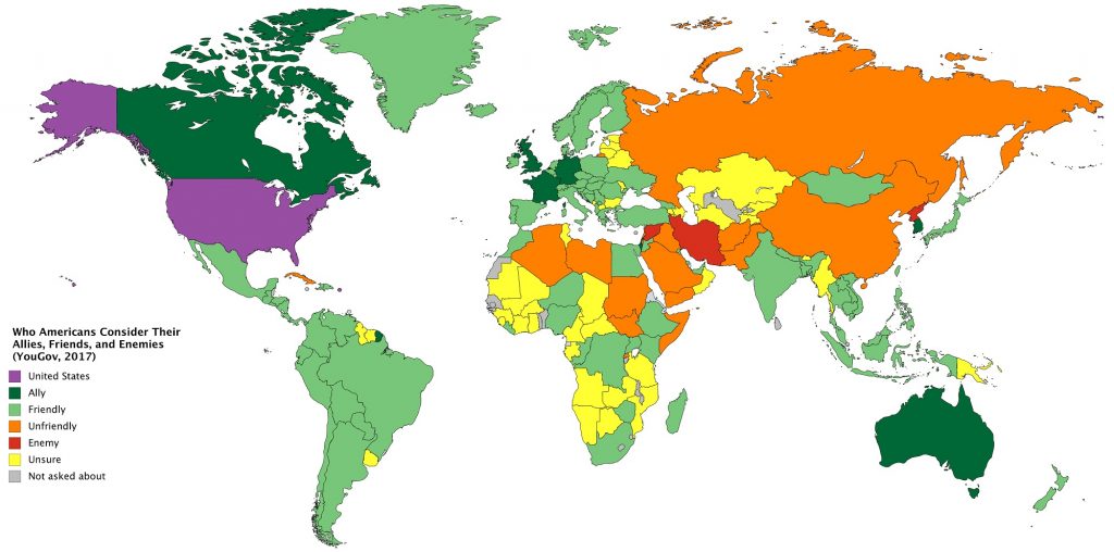 What do Americans think about the rest of the world? - Vivid Maps