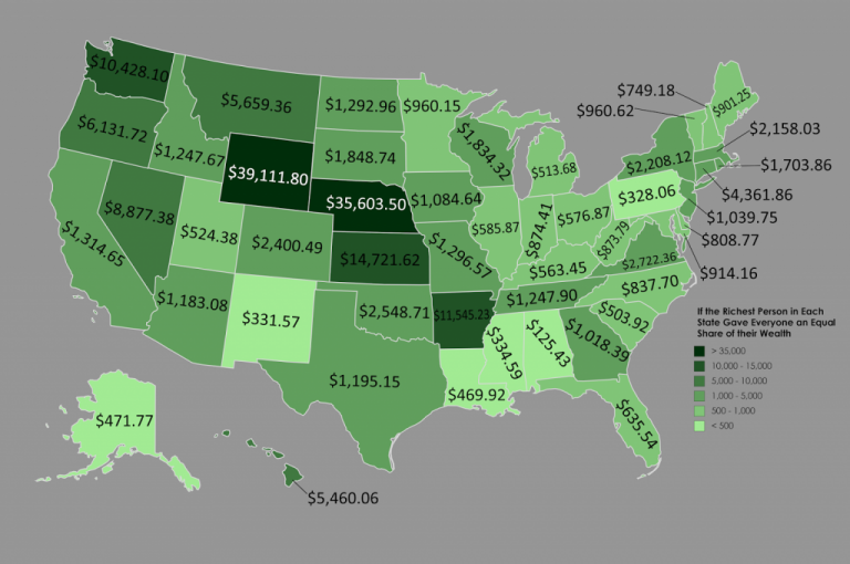 The Richest People on Each Continent - Vivid Maps