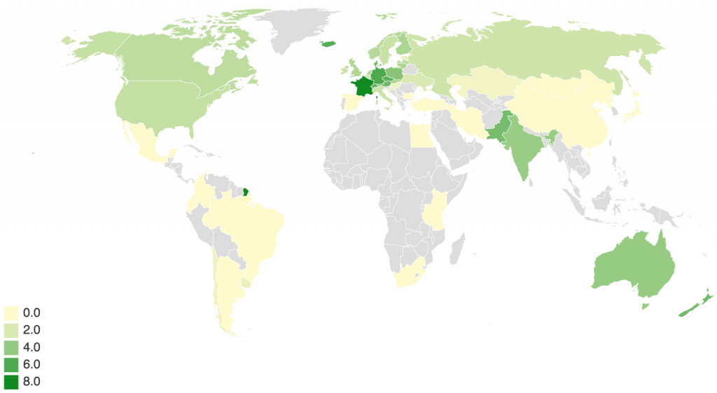 Butter consumption by country - Vivid Maps