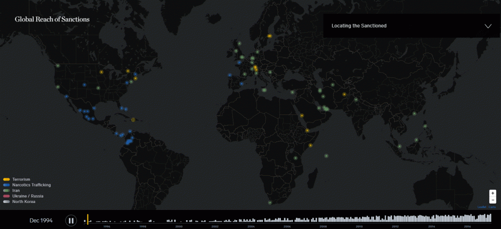 U.S. Sanctions Tracker - Vivid Maps
