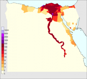 Why Most Egyptians Live Along the Nile: Egypt's Uneven Population ...