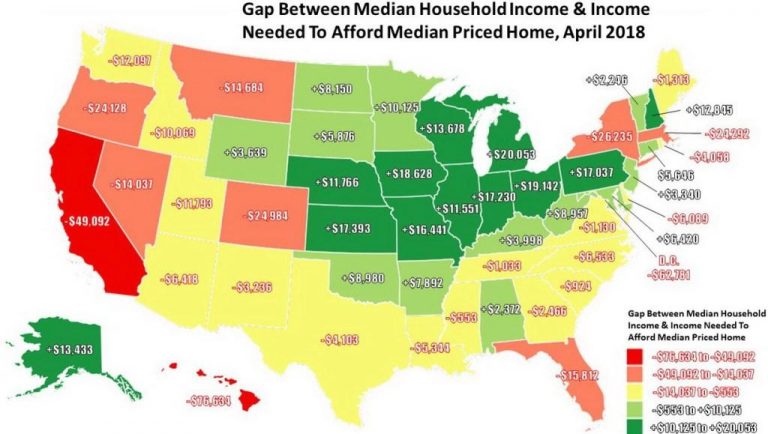 The salary you need to afford the average home in your U.S. state ...