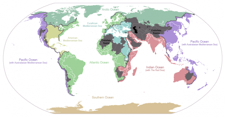 Ocean Drainage Basins: How Earth's Water Systems Shape Our Planet ...