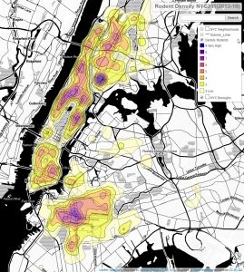 The Rodent Density Map of New York City: Where Do Rats Really Rule ...