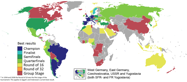 The Geography of Soccer Success: A World Cup Story - Vivid Maps