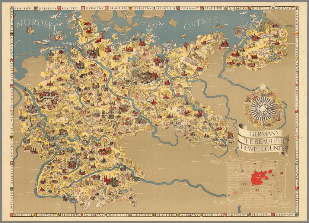 German Travel Maps of the 1930s: A Window into Nazi Germany - Vivid Maps