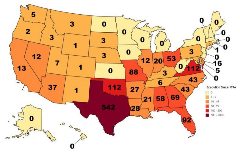 Executions in the United States - Vivid Maps