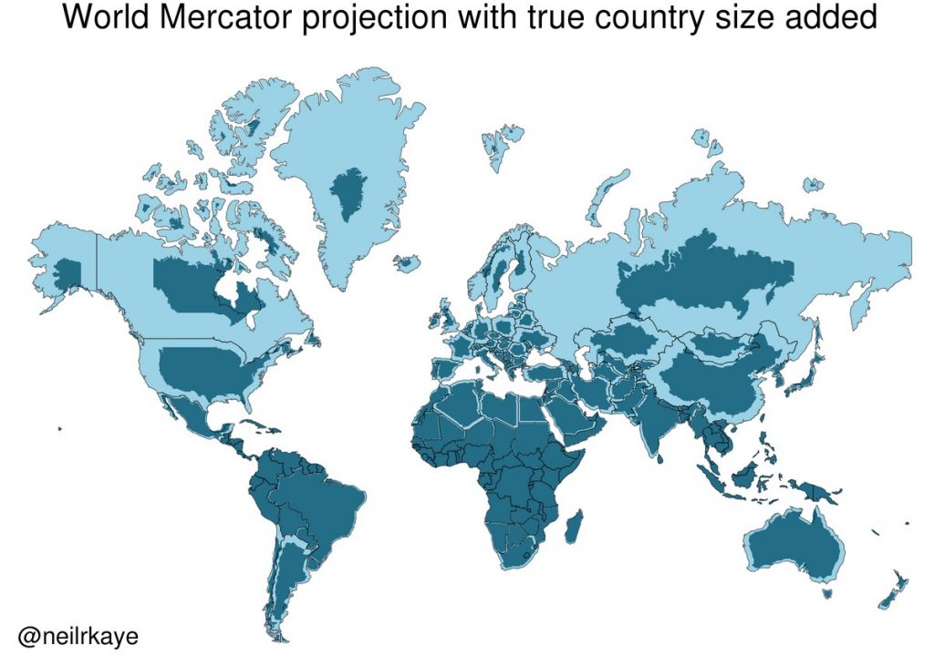 The Mercator Problems - Vivid Maps