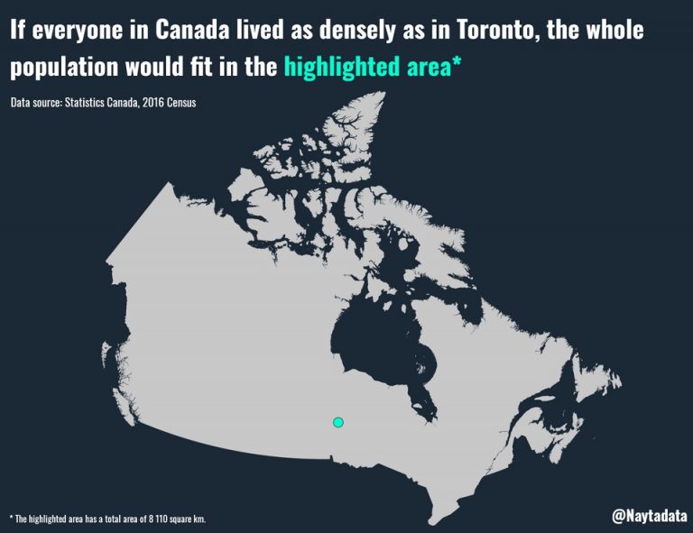 Where do Canada’s people live? - Vivid Maps