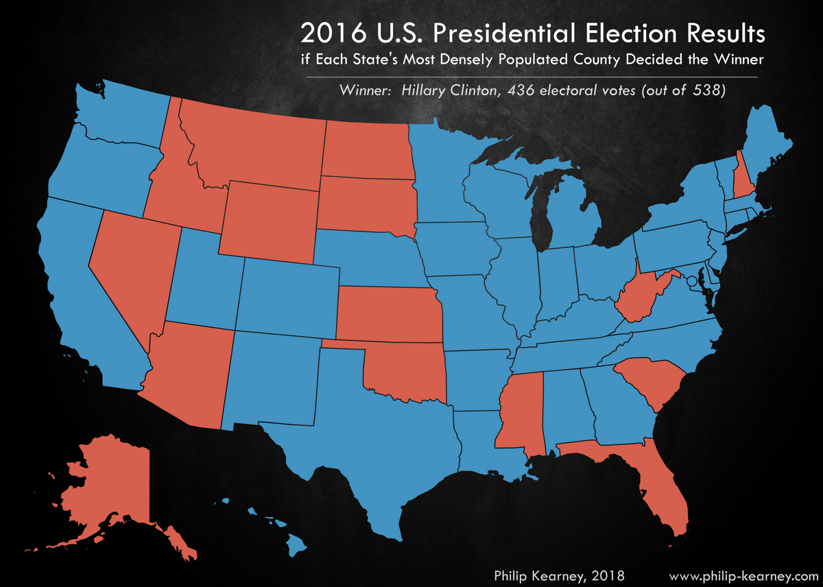 Us Election 2016 Editable Map