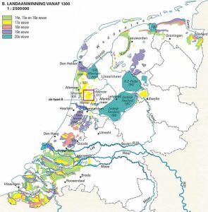 Dutch land reclamation efforts - Vivid Maps