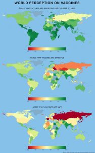 World Perception of Vaccines - Vivid Maps