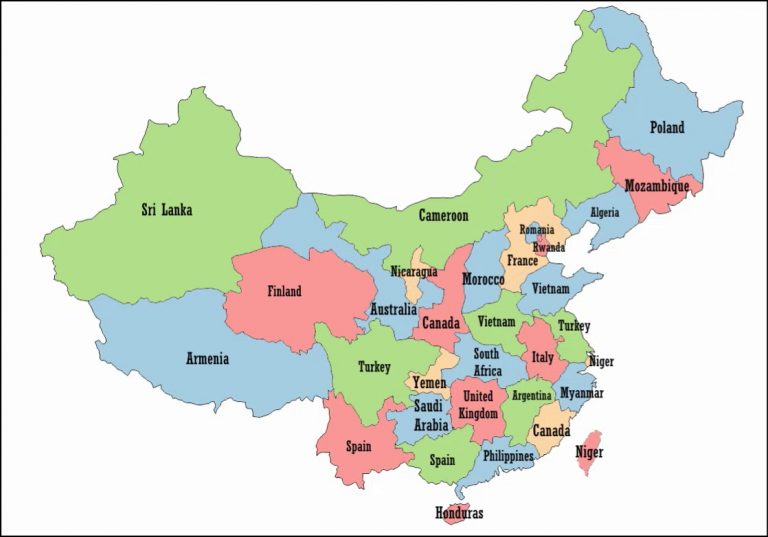 How Population of Different Countries Fit into China - Vivid Maps