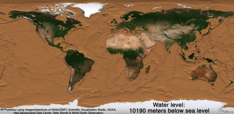What Earth Would Look Like If All The Oceans Were Drained - Vivid Maps