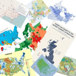 U.S. states overlaid on areas of Europe with equal population - Vivid Maps