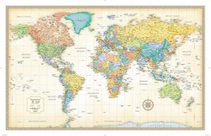 World Wall Map Posters - Vivid Maps