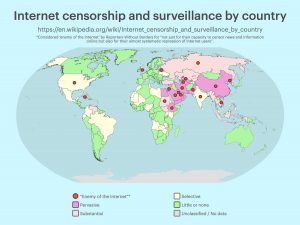 Internet censorship around the world - Vivid Maps