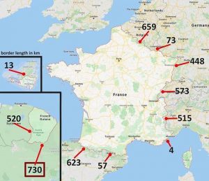 The Surprising Geography of French Borders: From Europe to South ...