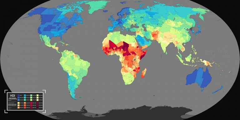The Subnational Human Development Index - Vivid Maps