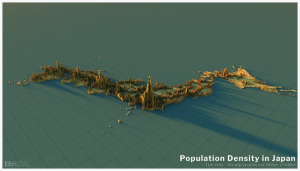 3D Mapping The Global Population Density - Vivid Maps