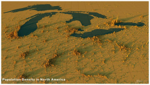 3D Mapping The Global Population Density - Vivid Maps
