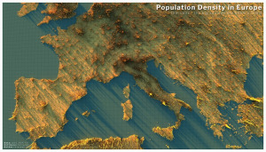 3D Mapping The Global Population Density - Vivid Maps