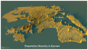 3D Mapping The Global Population Density - Vivid Maps