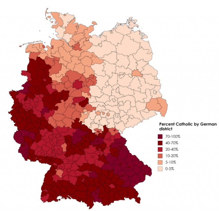 Catholics-Germany - Vivid Maps
