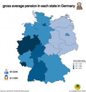 Germany is still divided by east and west - Vivid Maps
