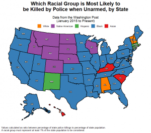 Mapping Police Violence in the United States - Vivid Maps