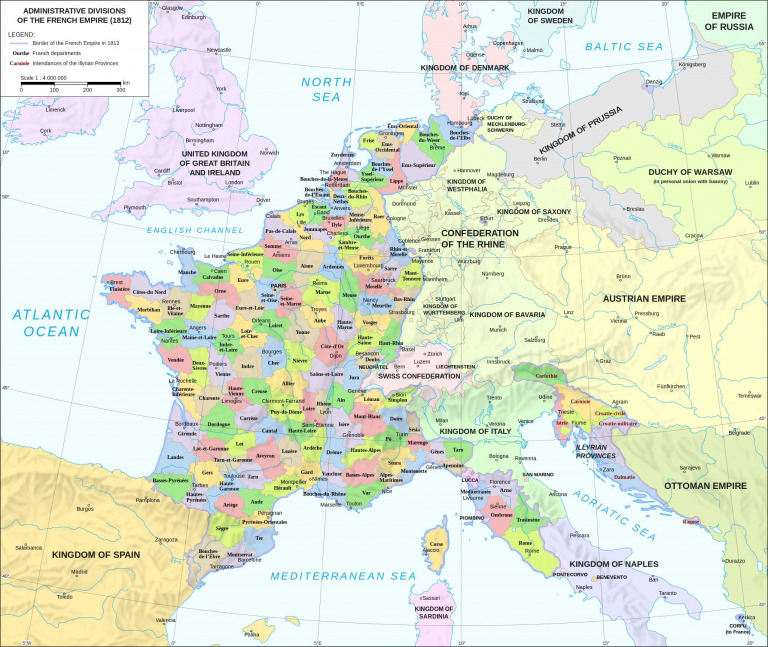 Europe under the French Empire - Vivid Maps