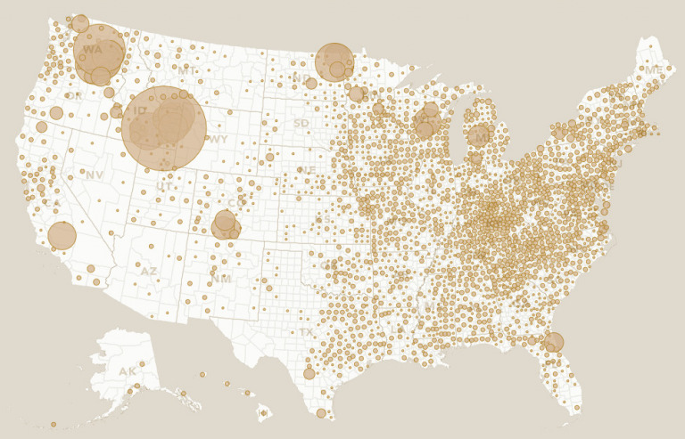 Where Did Your Thanksgiving Dinner Come From? - Vivid Maps